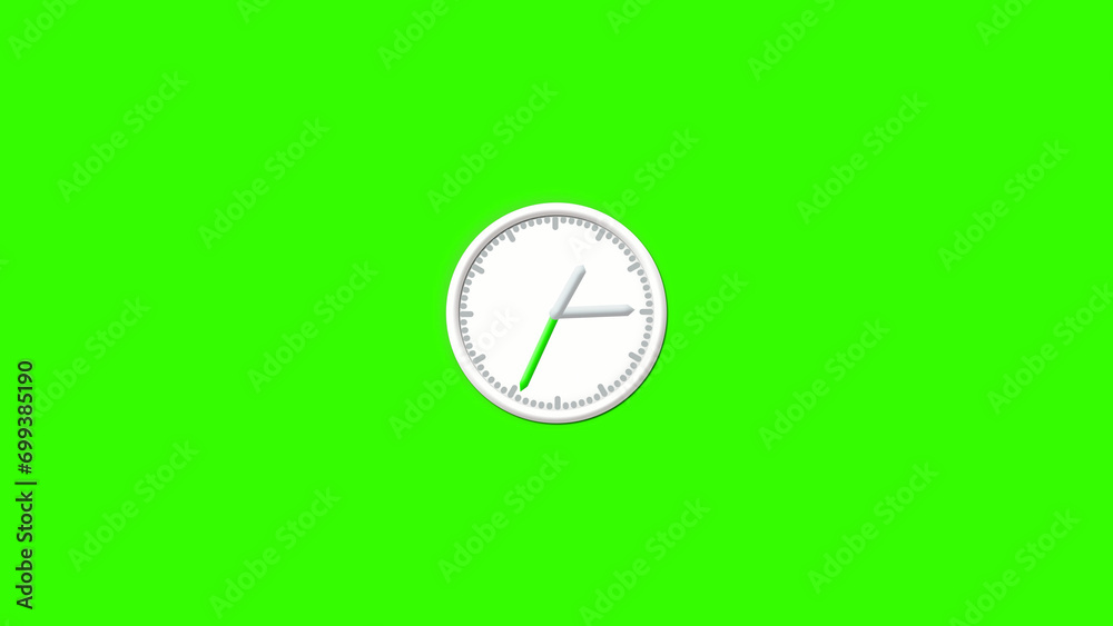 Clock's hand speed spinning. Time lapse clock animation. Clock hand ...