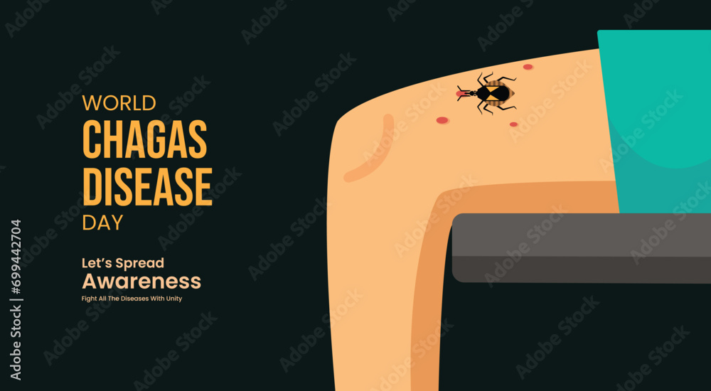 Plakát World Chagas Disease Day, banner, poster, social media post ...