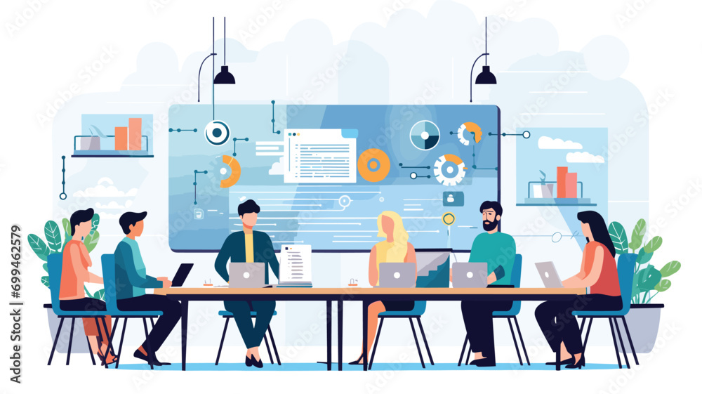 simple Vector Illustration art of Illustrate a dynamic vector scene of ...