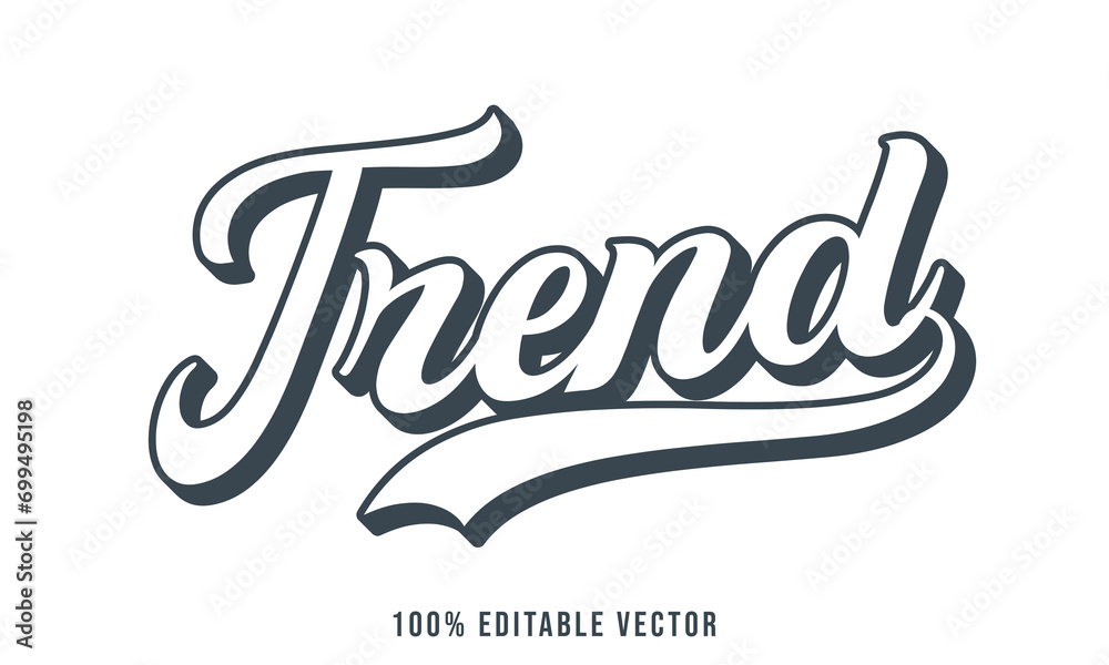 Vector hand drawn logo lettering trend modern calligraphic logo ...