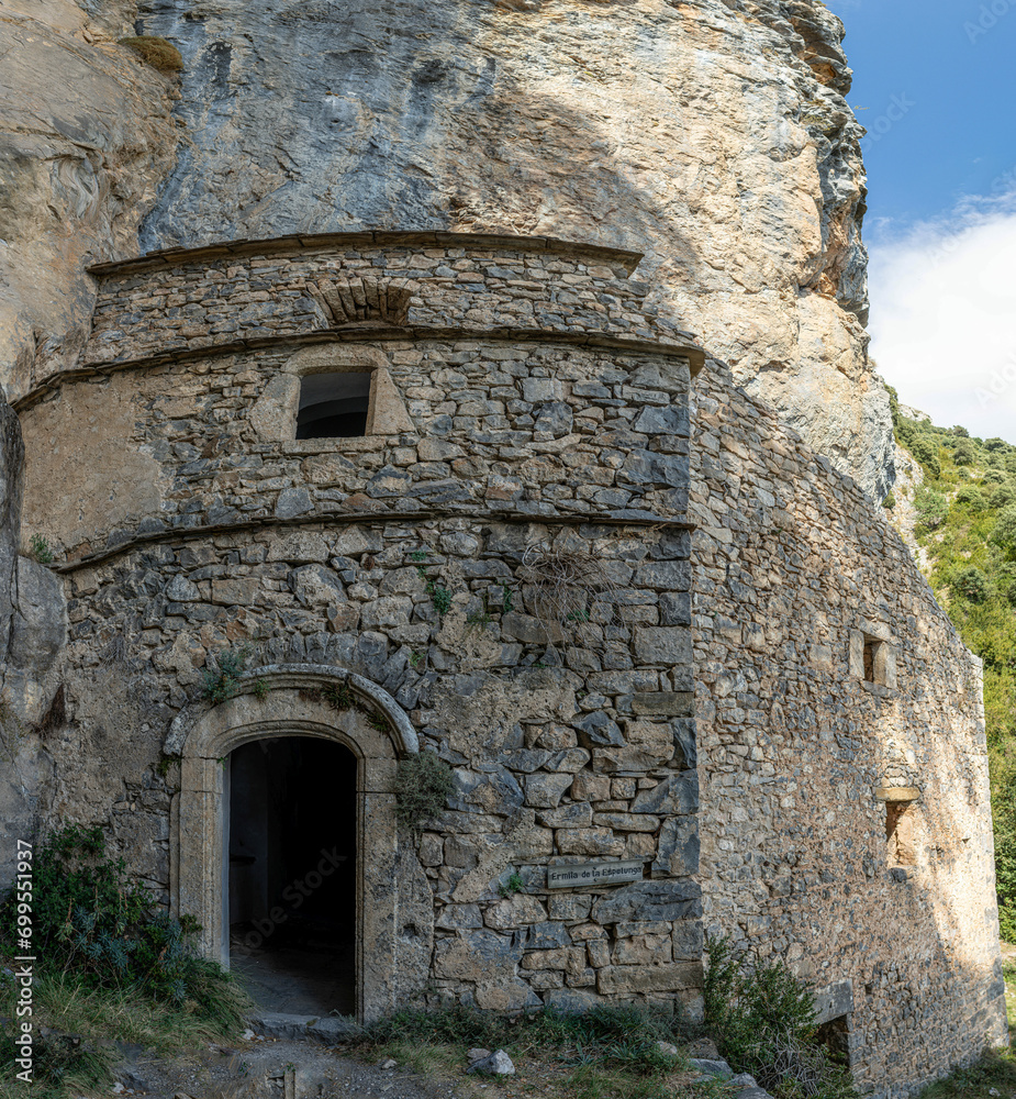 The rock hermitage of La Espelunca, (Espelunga) is located at the ...