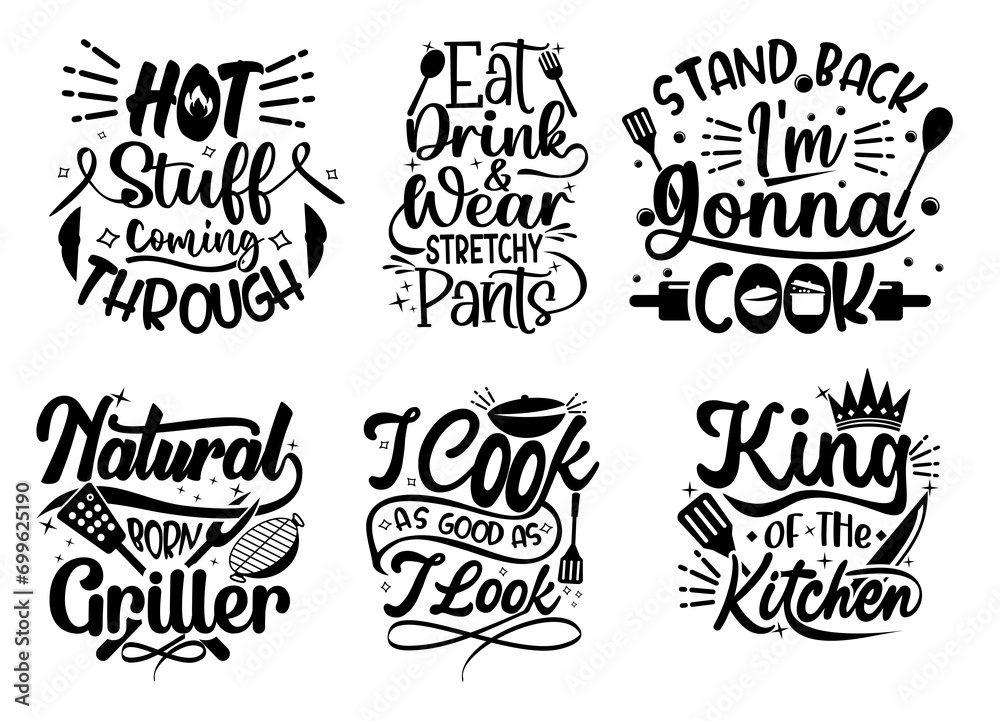 Kitchen Quotes Element Design. hot stuff coming through, eat drink ...
