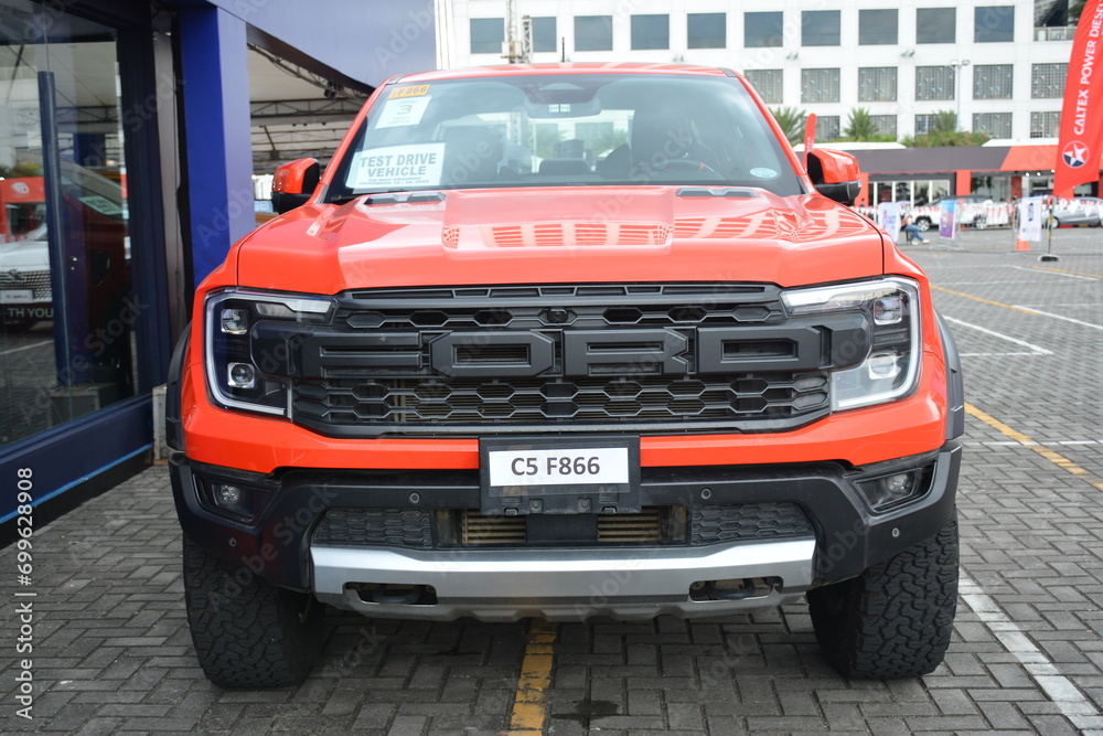Ford ranger raptor at Auto focus test drive in Pasay, Philippines Stock ...