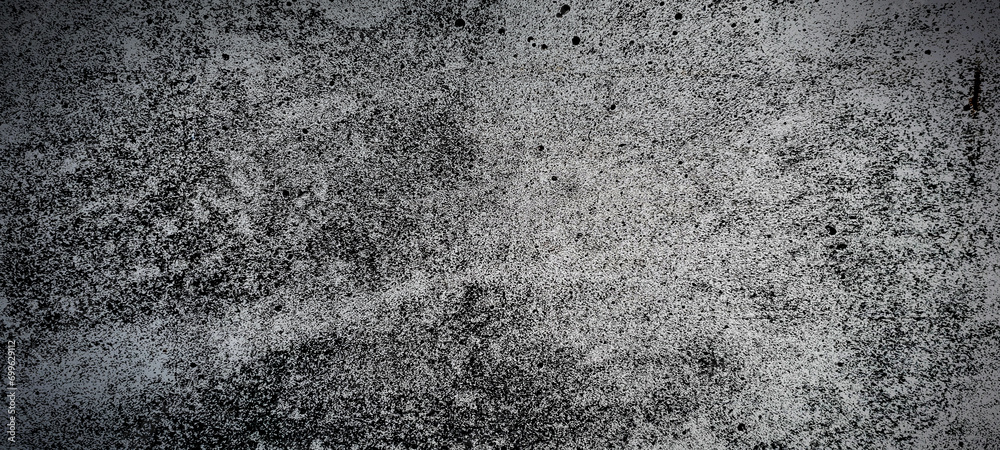 Gray ultra wide gradient grainy background with abstract textures ...