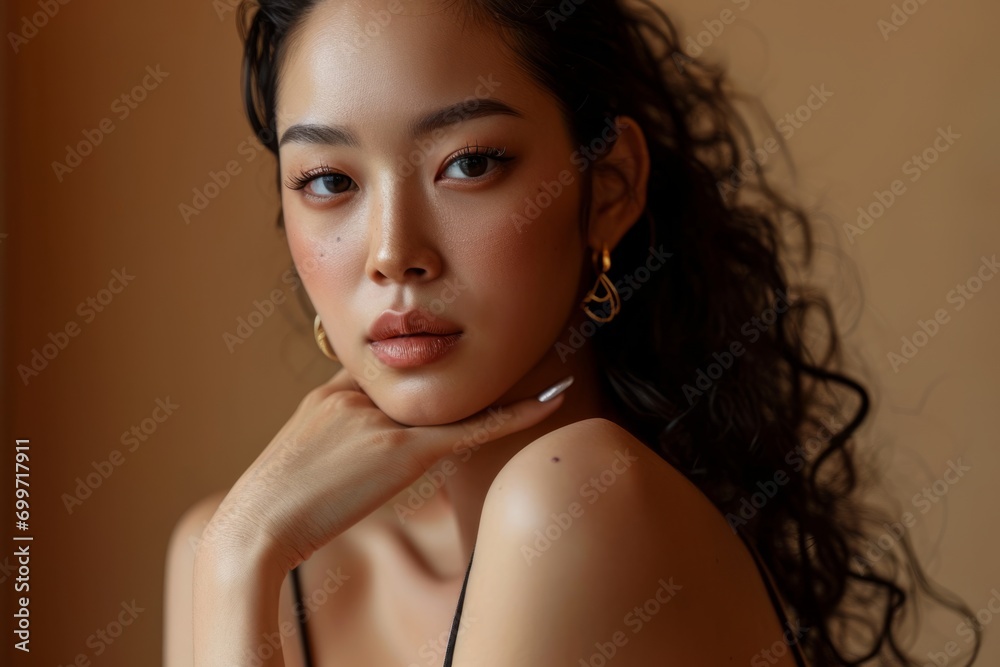 attractive stylish glamour asian female woman Young Asian beauty woman ...