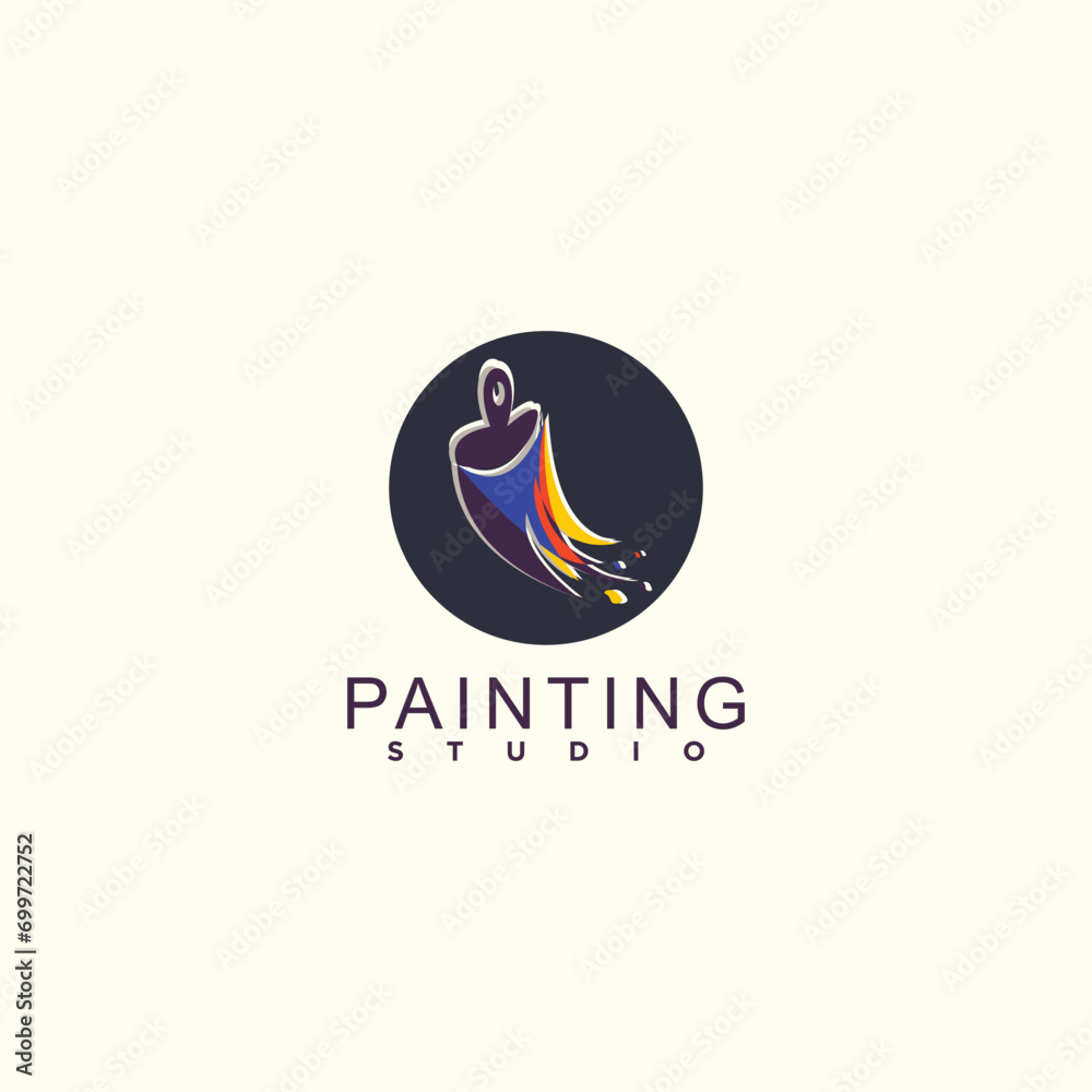 Painting logo ideas inspiration logo design template vector ...