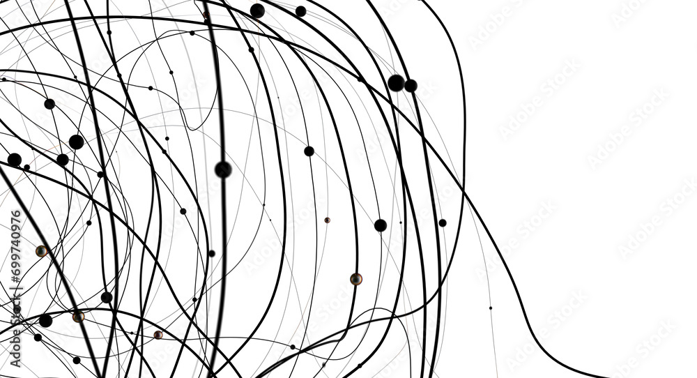 Motion of digital data flow. Communication and technology network ...