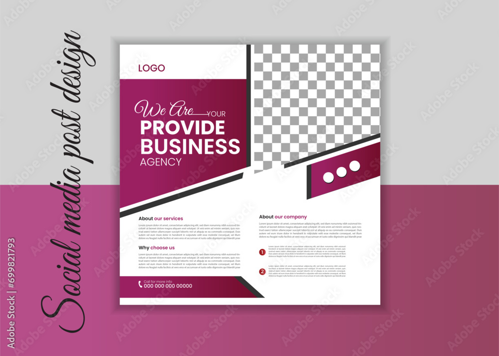 Business social media post Corporate social poster design. Template ...