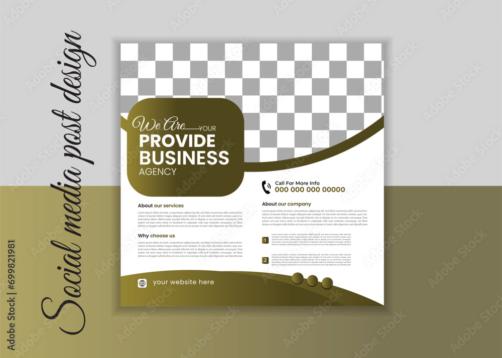 Business social media post Corporate social poster design. Template ...