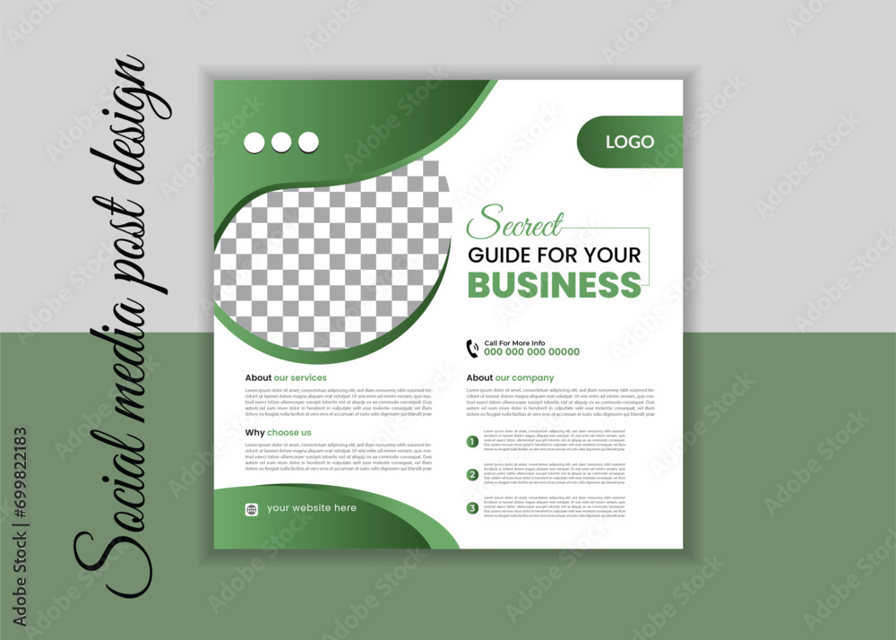Business social media post Corporate social poster design. Template ...