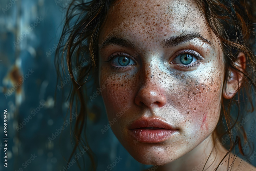 Russian beautiful young girl, portrait of a young woman, natural beauty ...