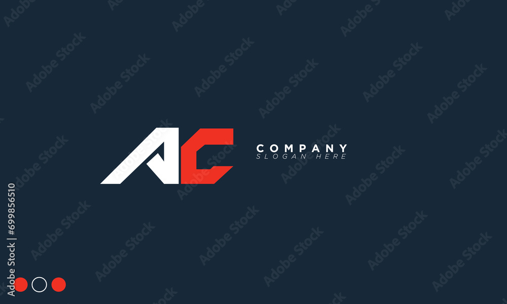 AC Alphabet letters Initials Monogram logo CA, A and C Stock Vector ...