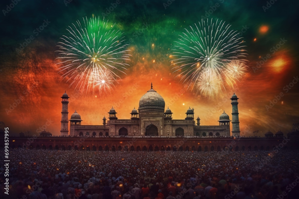 India Independence Day. Website banner and greeting card design ...