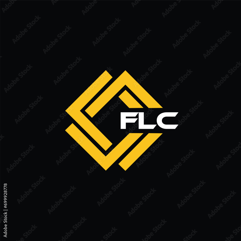 FLC letter design for logo and icon.FLC typography for technology ...