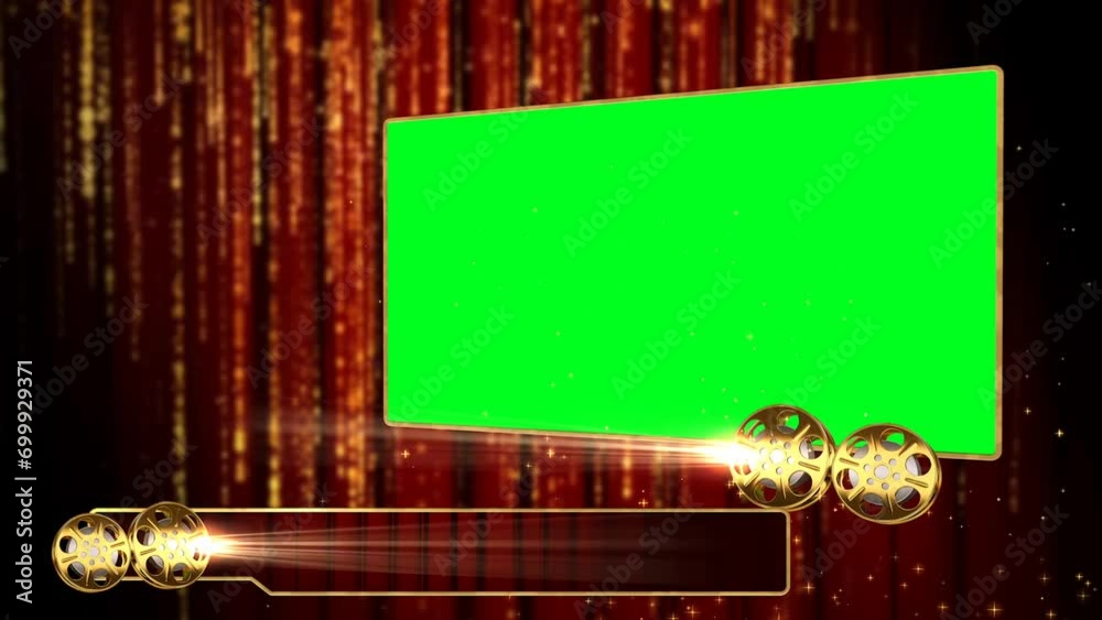 Movie - Cinema - Film Titling with Green Screen and Lowerthird, Movie ...