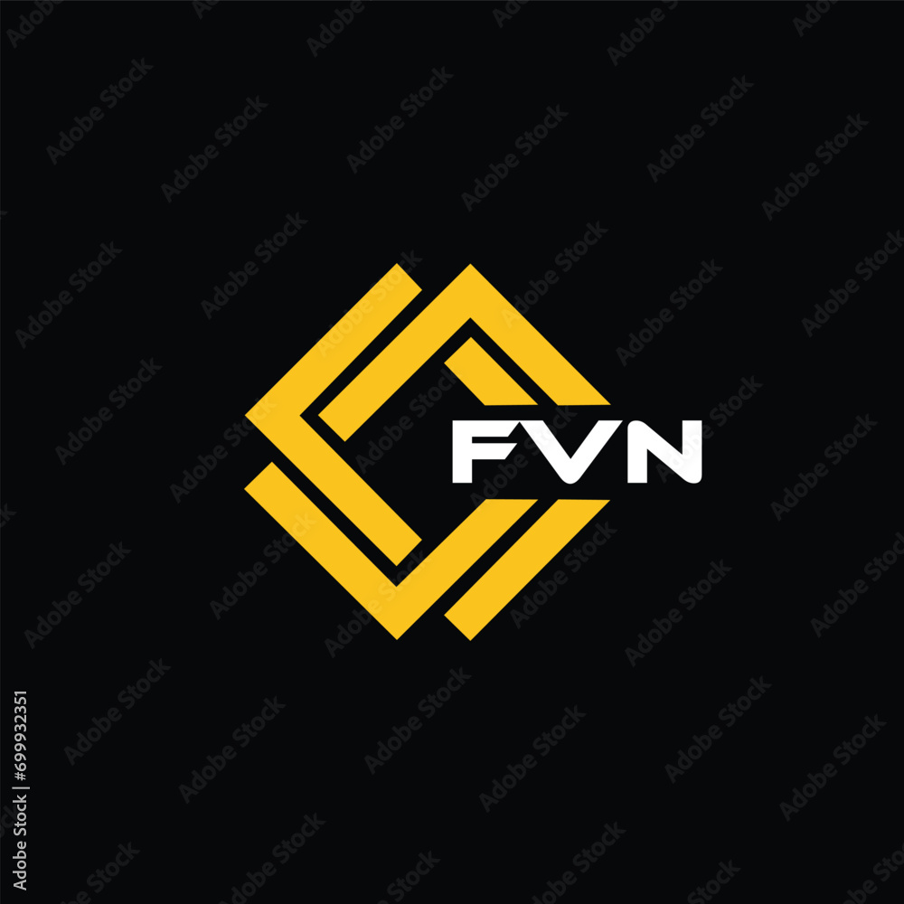 FVN letter design for logo and icon.FVN typography for technology ...