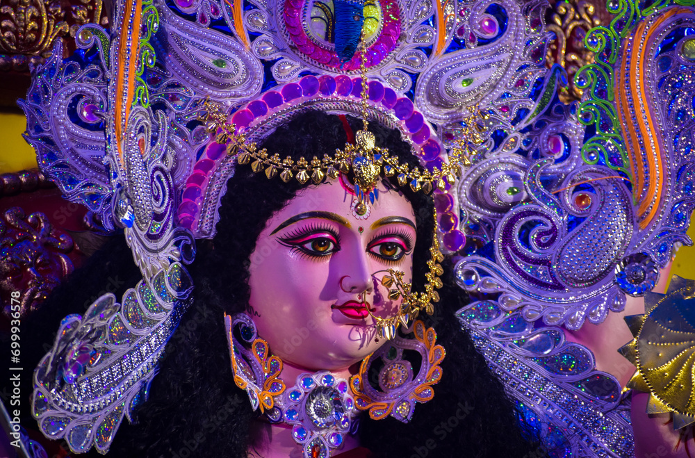 Devi Durga the Fierce embodiment of divine strength and protection ...