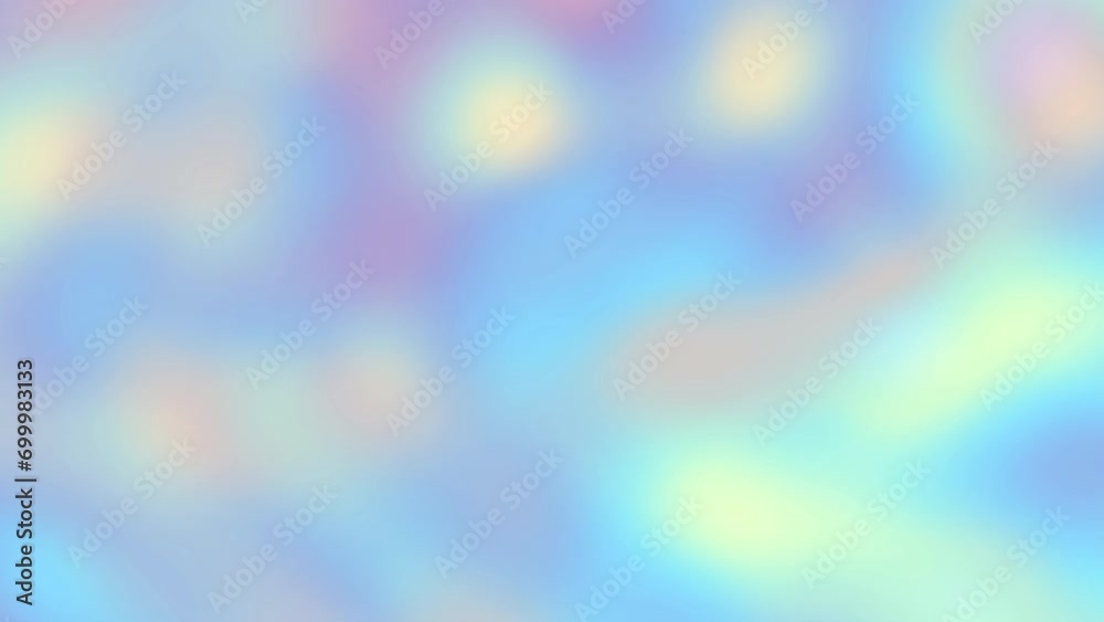 4K abstract de-focused Blue bokeh Light Leak gradient background loop ...