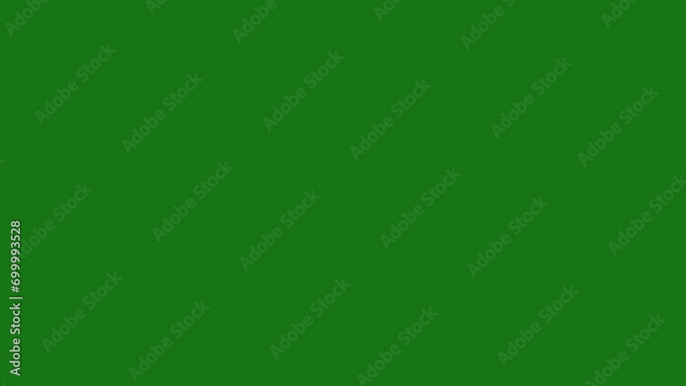 Transition animation. Green triangle movement with green screen ...