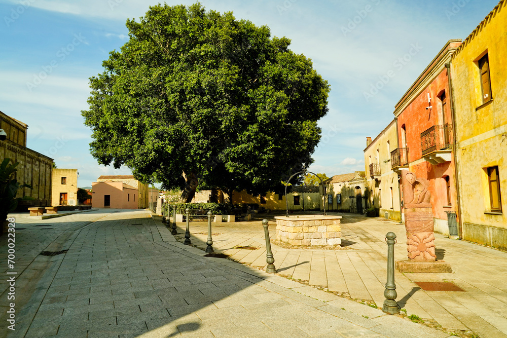 L'antico borgo di Tratalias con la bella Basilica di Santa Maria di ...
