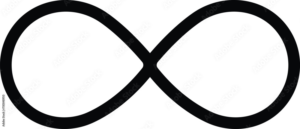 Infinity icon. Eternity, infinite, endless and forever loop symbol sign ...