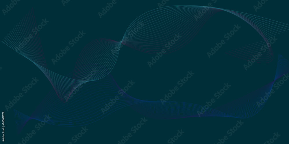 Abstract volume voice technology vibrates wave and music background ...