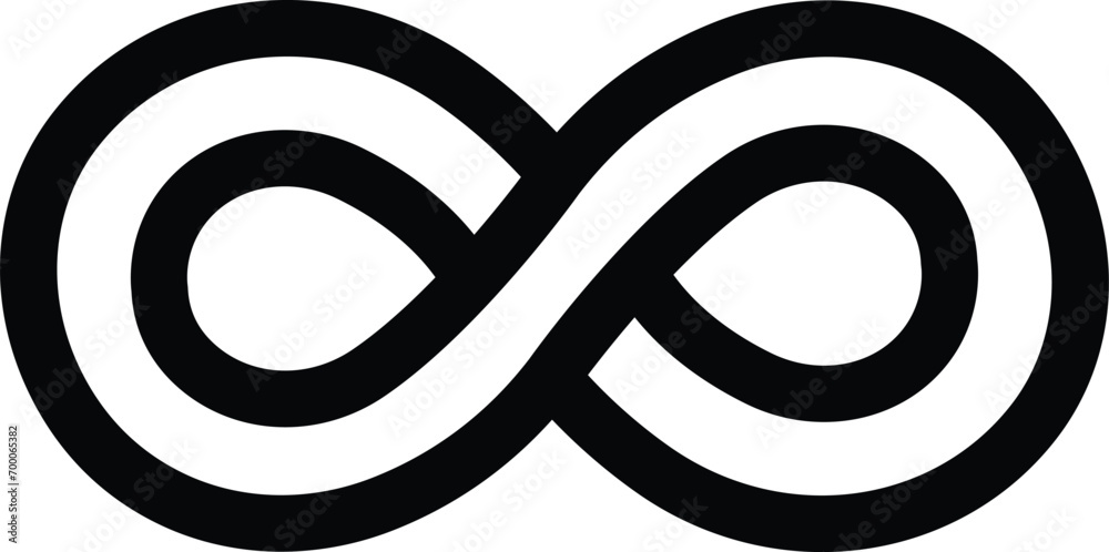 Infinity icon. Eternity, infinite, endless and forever loop symbol sign ...