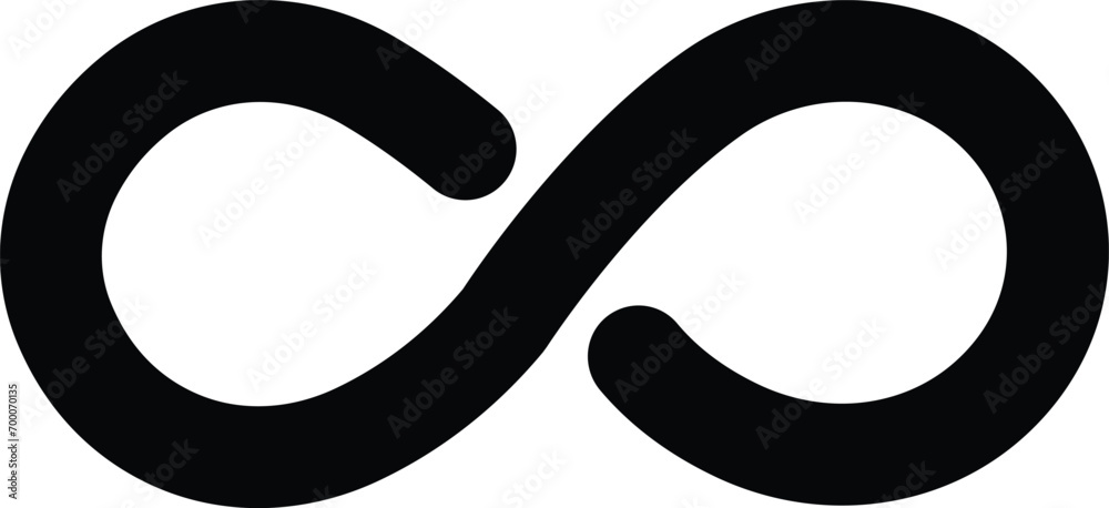 Infinity icon. Eternity, infinite, endless and forever loop symbol sign ...