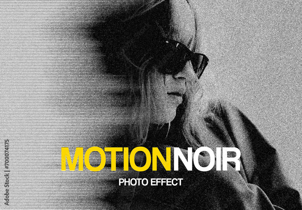 Motion Blur Photo Effect Mockup Stock Template | Adobe Stock