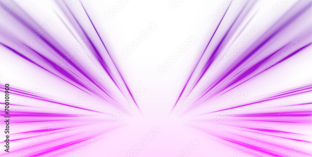 Abstract neon rays of light on a transparent background in PNG format ...