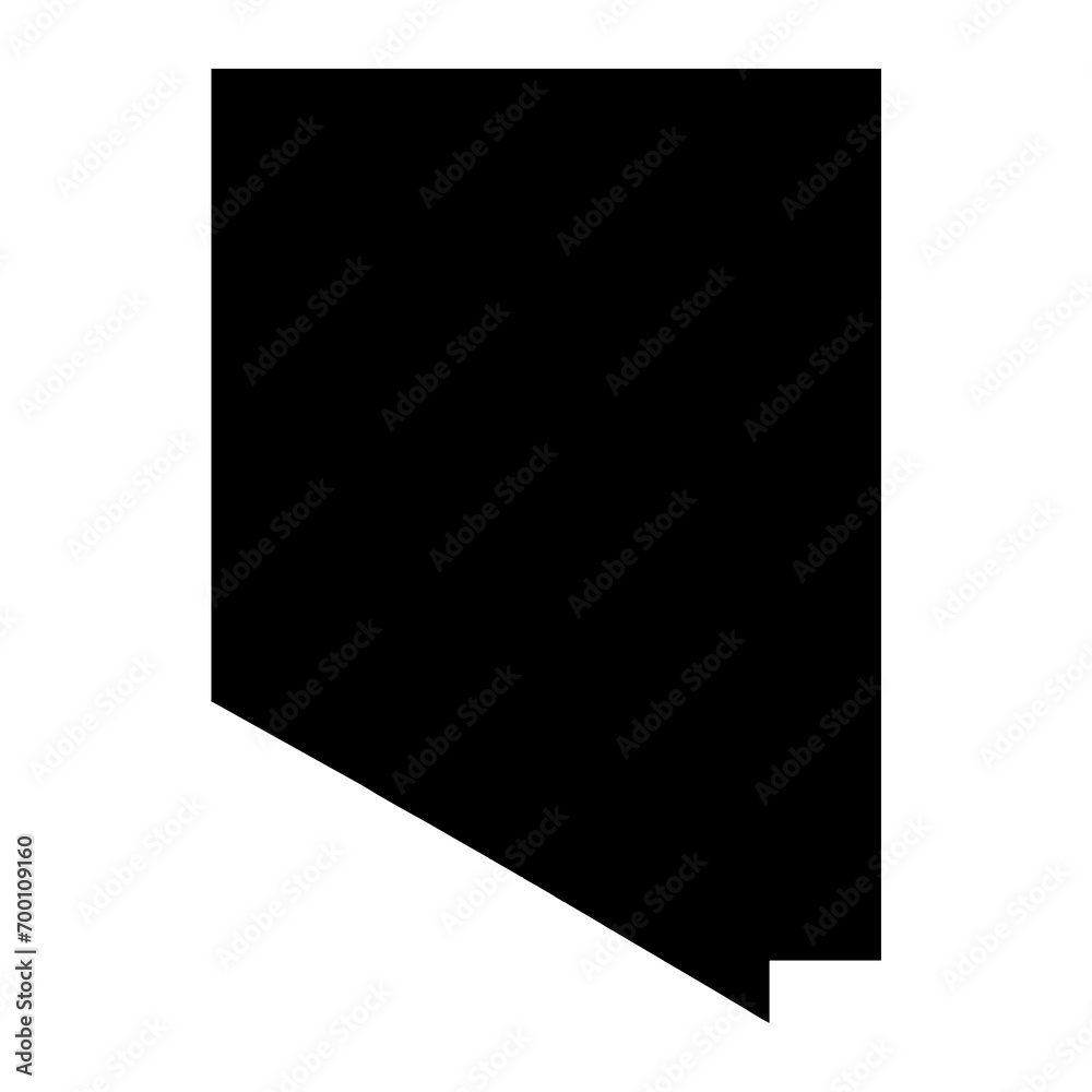 Kufra district map, administrative division of Libya. Vector ...