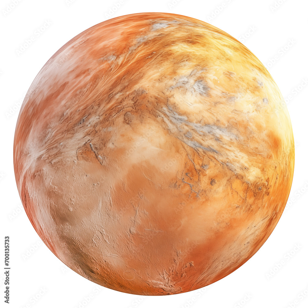 Realistic image of planet Eris on a transparent background. Planet Eris ...