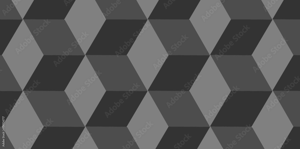 Abstract black and gray geometric style minimal blank cubic. Geometric ...