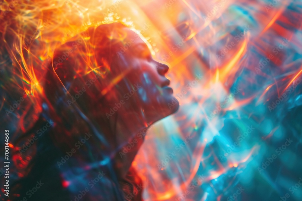 Experimental cinematography captures the ethereal dance of holographic ...