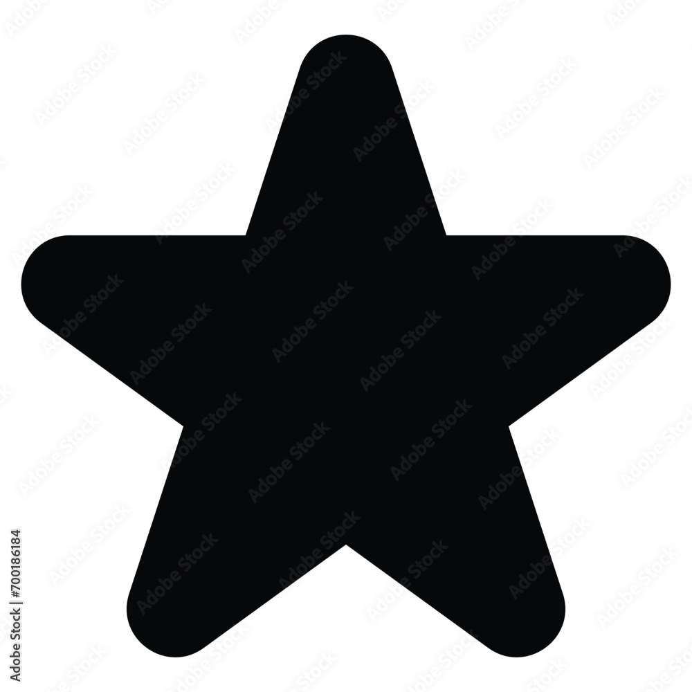 Merry Christmas ink element on white background. Star Icon vector ...