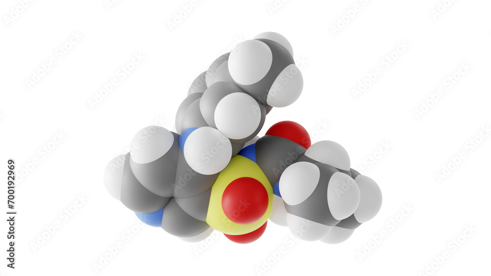 torasemide molecule, loop diuretics, molecular structure, isolated 3d ...