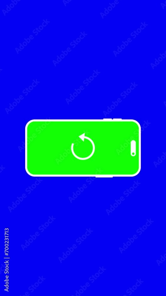 Phone Rotation animation. Turn you Smartphone and rotate device screen ...