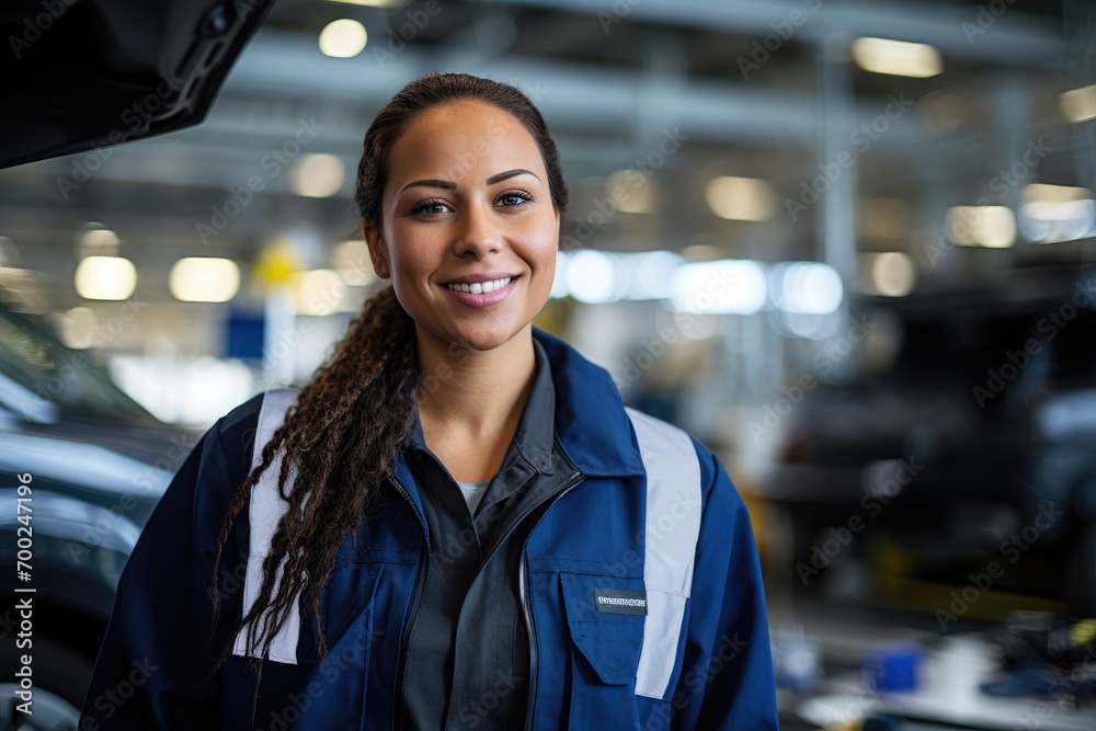 Picture an automotive sector female professional in their element ...