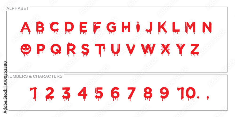 alphabet letters font set. typography font with trendy letters thin ...
