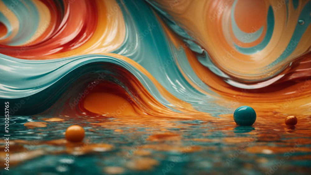 Explore the endless possibilities of abstract art with a dynamic mix of ...