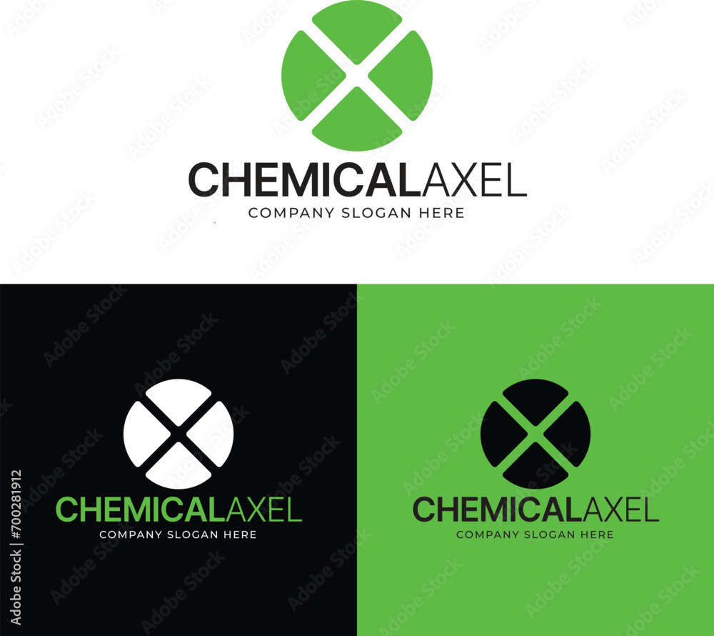 Vecteur Stock science logo, chemical logo, lethal logo, dangerous logo ...