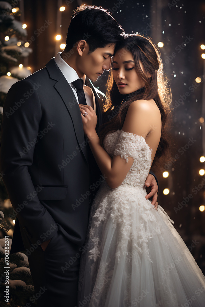 Reflecting the essence of true love, a photo encapsulates a married ...