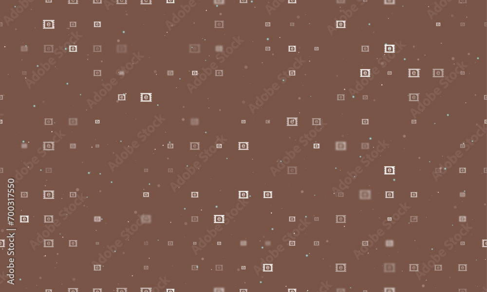 Vecteur Stock Seamless background pattern of evenly spaced white eSIM ...