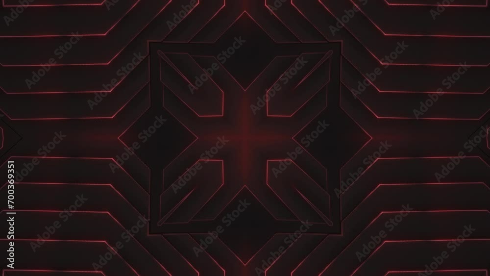 Vidéo Stock This stock motion graphic video of 4K Red Glossy Pattern with gentle overlapping ...