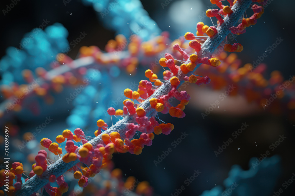 An illustration of epigenetic modifications, highlighting the ...