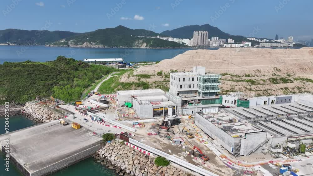 Tseung Kwan O Land construction development site for future residential ...