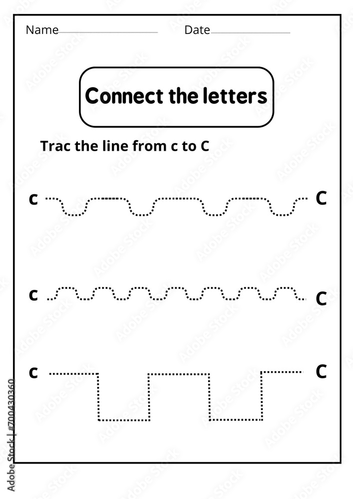 letter C worksheets for kindergarten - learning letter C activities ...