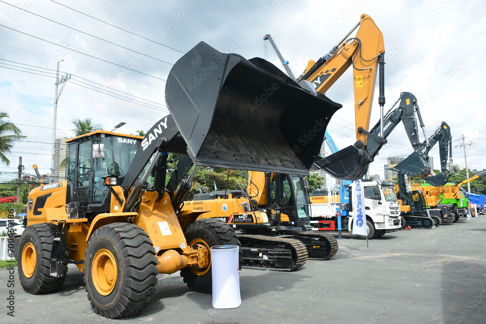 Sany sw953k1 wheel loader at Philconstruct in Pasay, Philippines Stock ...
