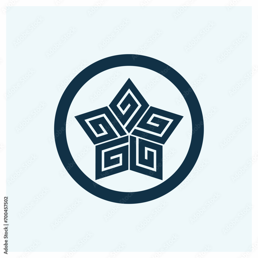 Vecteur Stock Kamon Symbols of Japan. Japanesse clan kamon crest symbol ... Vecteur Stock Kamon Symbols of Japan. Japanesse clan kamon crest symbol ...