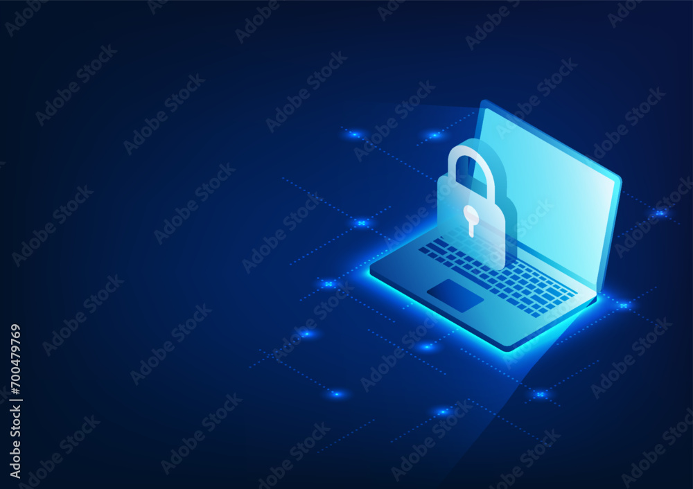 Cyber security technology background System to prevent data deletion ...